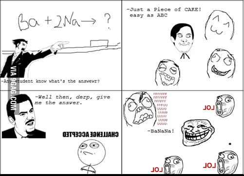 Ba+2Na -> ? - 9GAG