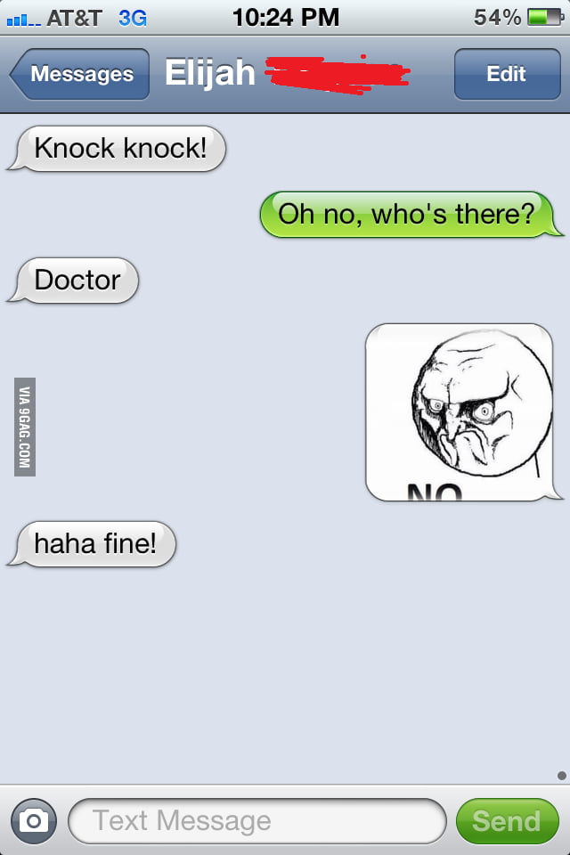 Knock knock... - 9GAG