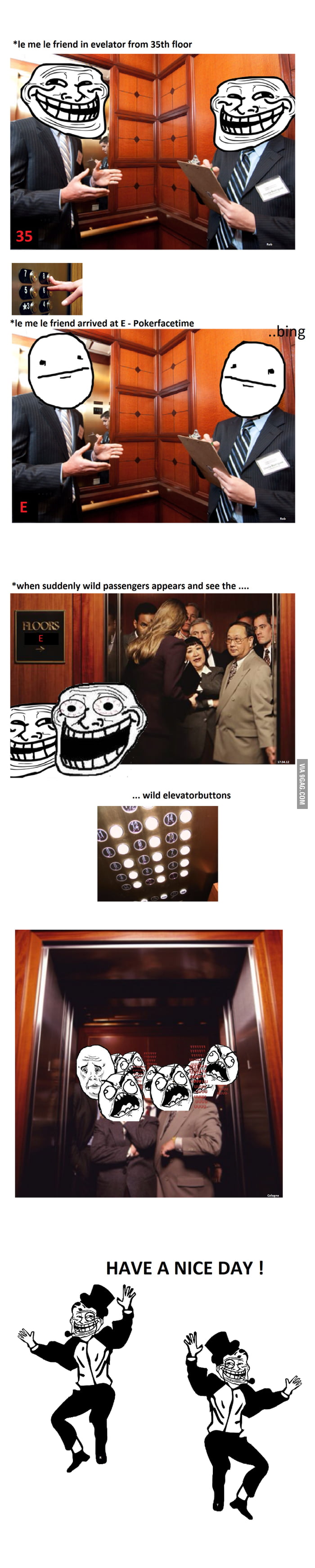 Elevator-Troll-Time - 9GAG