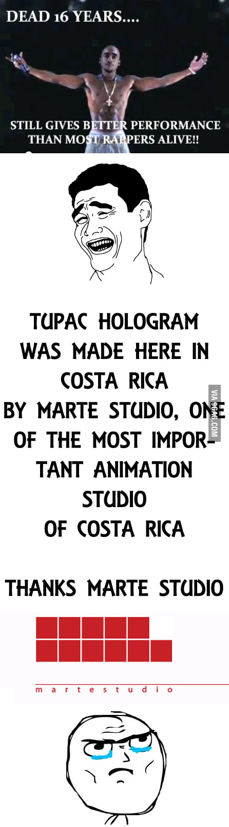 JUST TUPAC HOLOGRAM - 9GAG