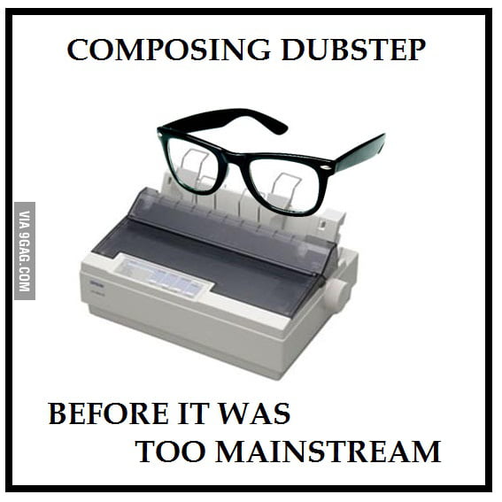 Hipster dot matrix printer - 9GAG