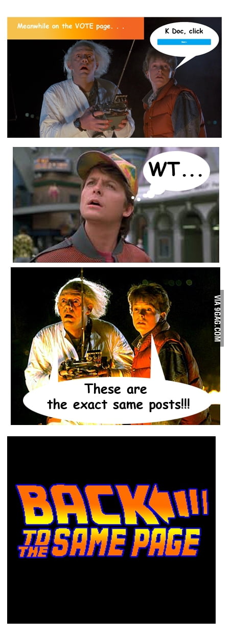 Oh vote page u so silly. - 9GAG