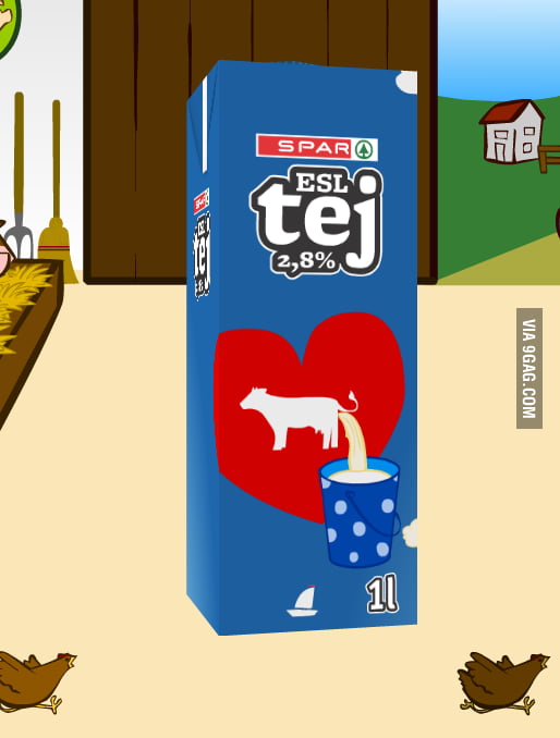 Trolling Hungarian SPAR Milk-box competition - 9GAG