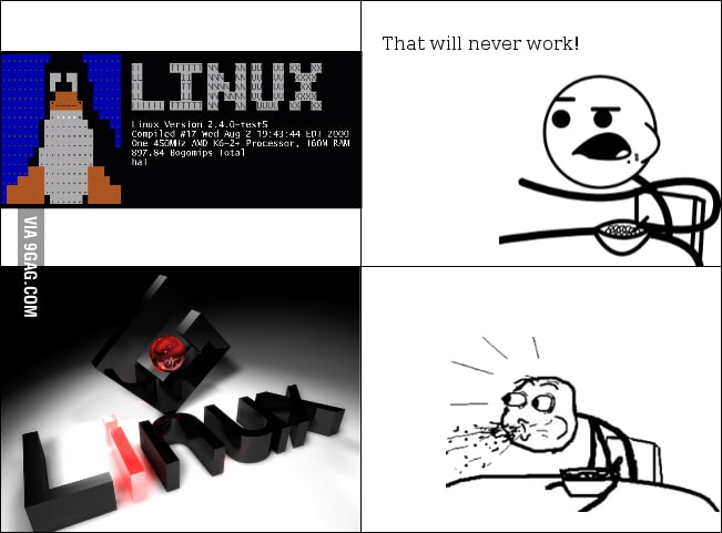 Linux FTW! - 9GAG