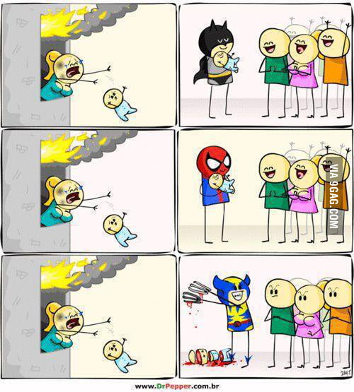 Superhero Fail - 9GAG
