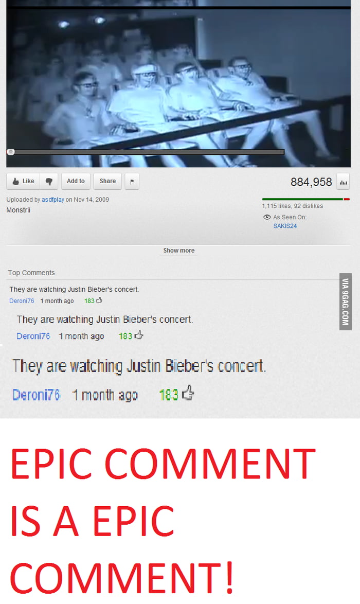 Epic comment is a epic comment - 9GAG
