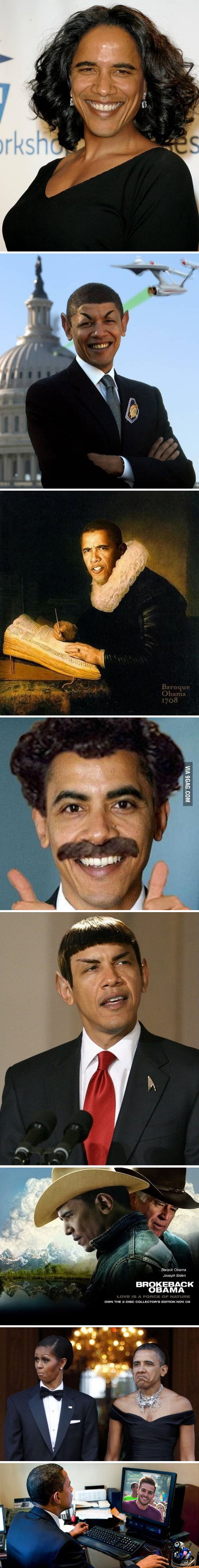 Crazy Obama Photoshops - 9GAG