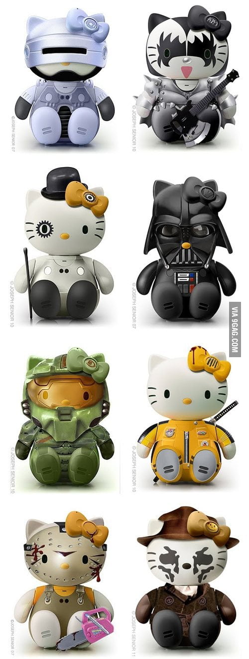 Hello Kitty gone BADASS - 9GAG