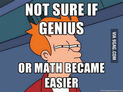 Not sure if Genius... - 9GAG