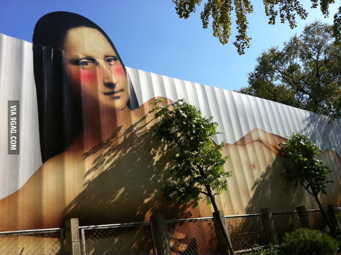 Meanwhile... Outside South Korea's Naked Museum... - 9GAG