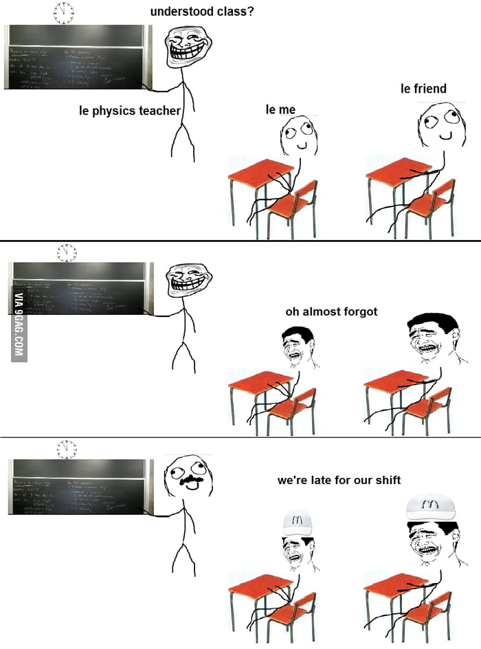 Physics class fail - 9GAG