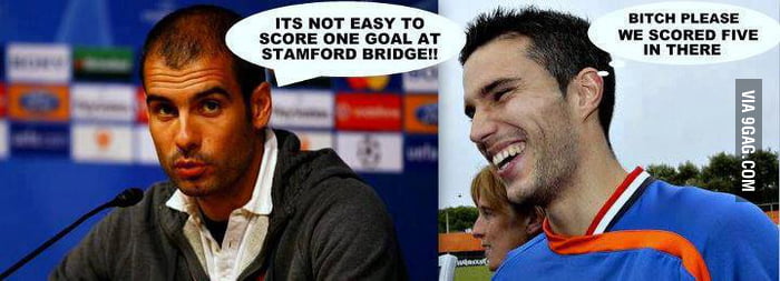 Rvp and Pep conversation - 9GAG