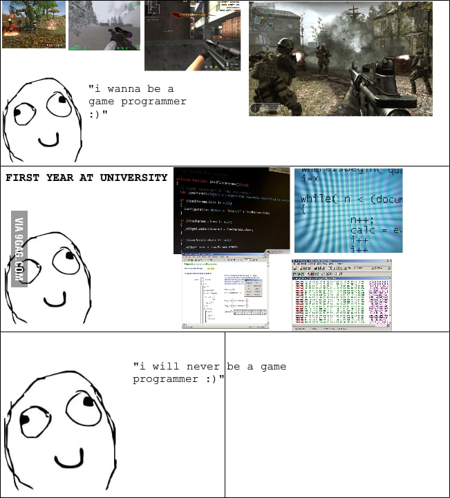 Game programmer student - 9GAG