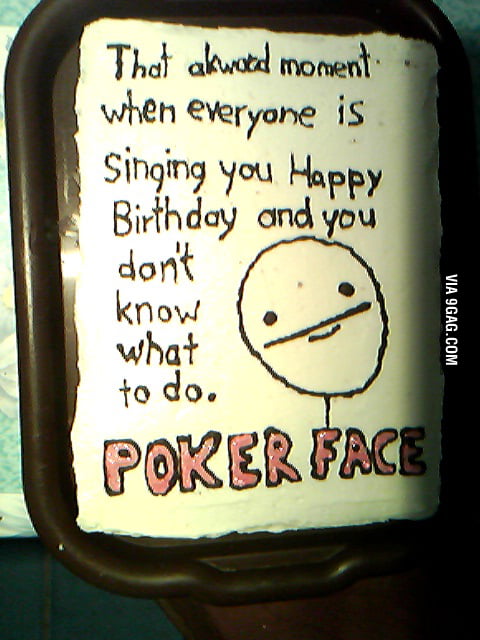 So I had a birthday and I got this cake ... - 9GAG