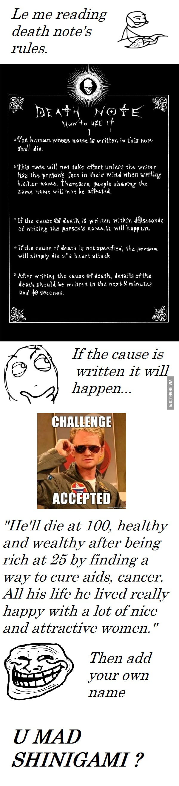 How to hack a death note - 9GAG