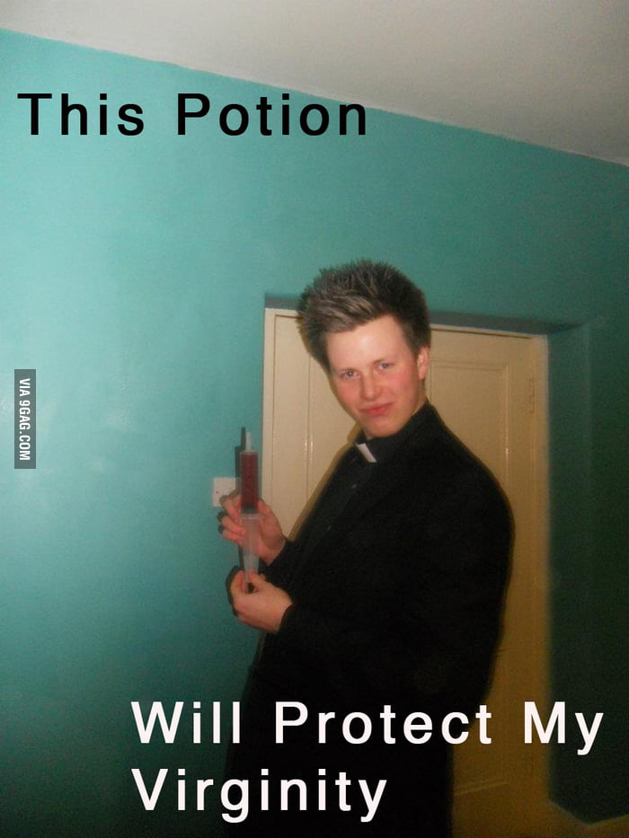 Virginity cloak activate! - 9GAG