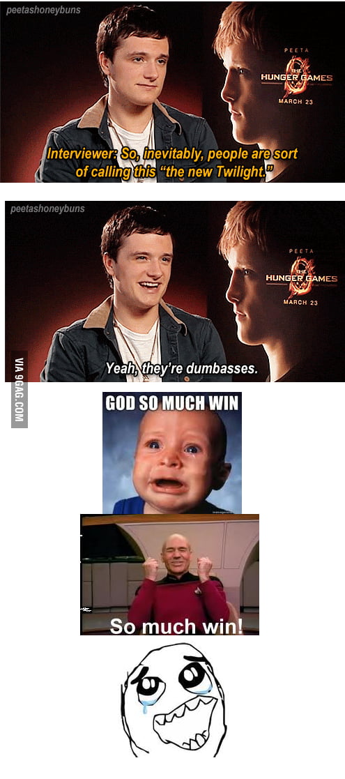 HUNGER GAMES WIN. - 9GAG