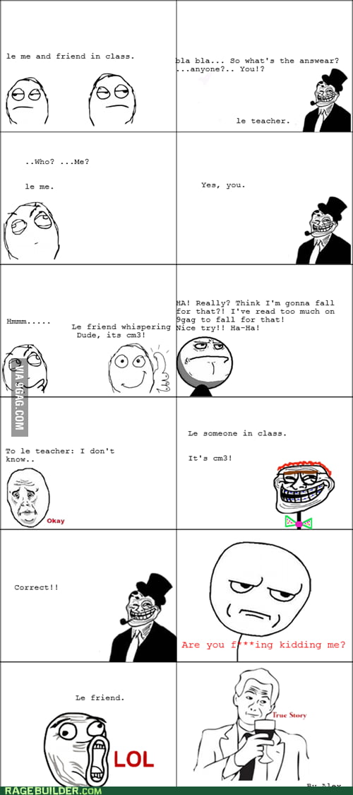 Self troll. - 9GAG