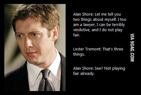 Just Alan Shore - 9GAG