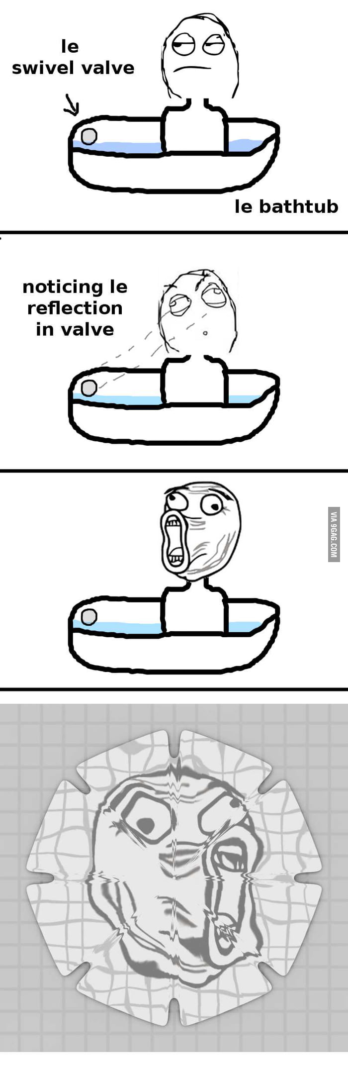 Bathtub reflections - 9GAG