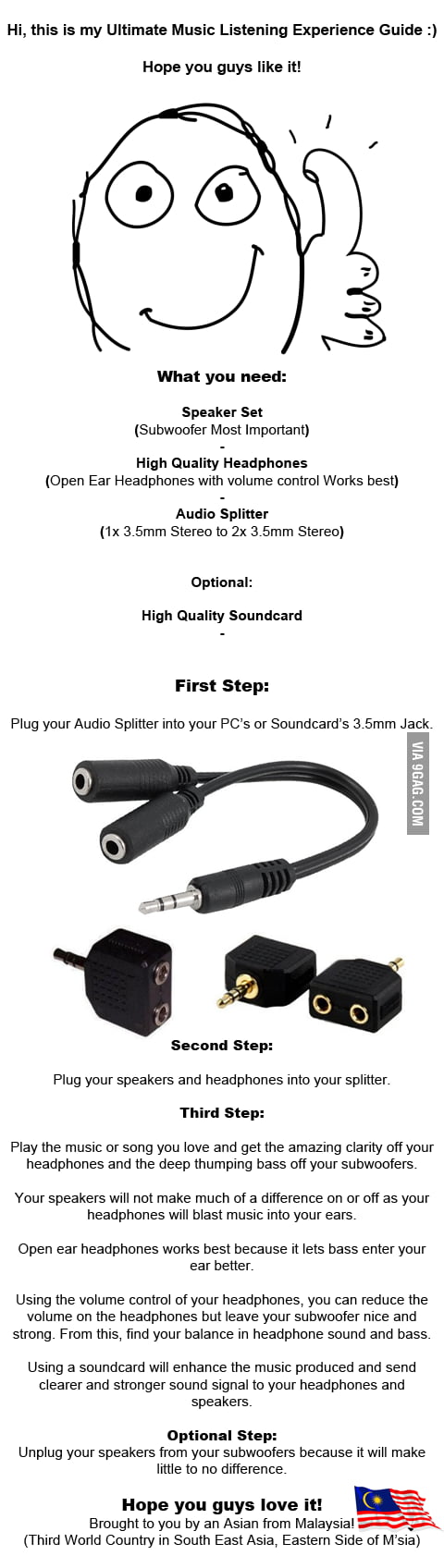 Ultimate Music Listening Guide - 9GAG