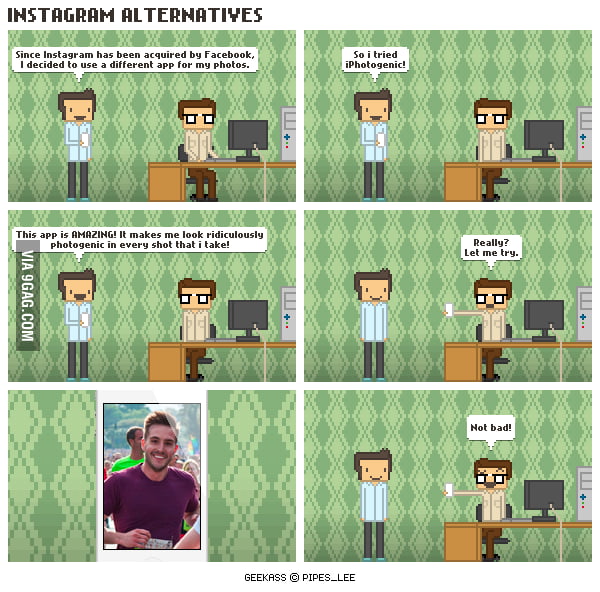 INSTAGRAM ALTERNATIVES [GEEKASS webcomic] - 9GAG