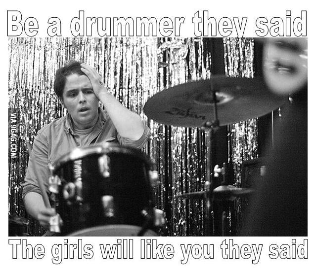 The sad drummer - 9GAG