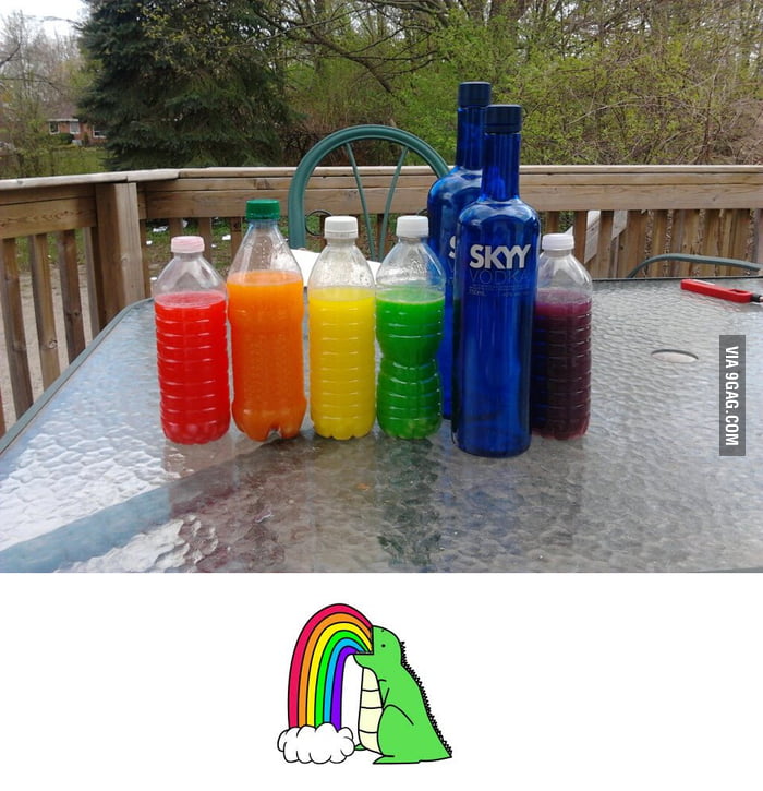 Skittles. Puke the rainbow - 9GAG