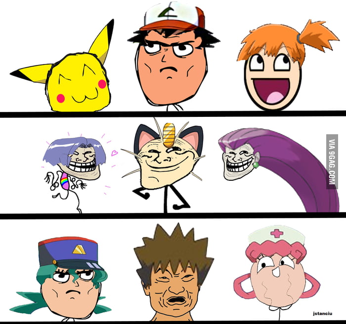 Rage Faces: Pokemon - 9GAG