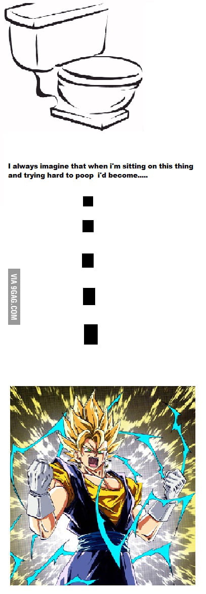Super Saiyan poop - 9GAG