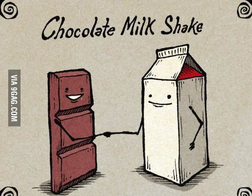 Chocolate Milk Shake - 9GAG