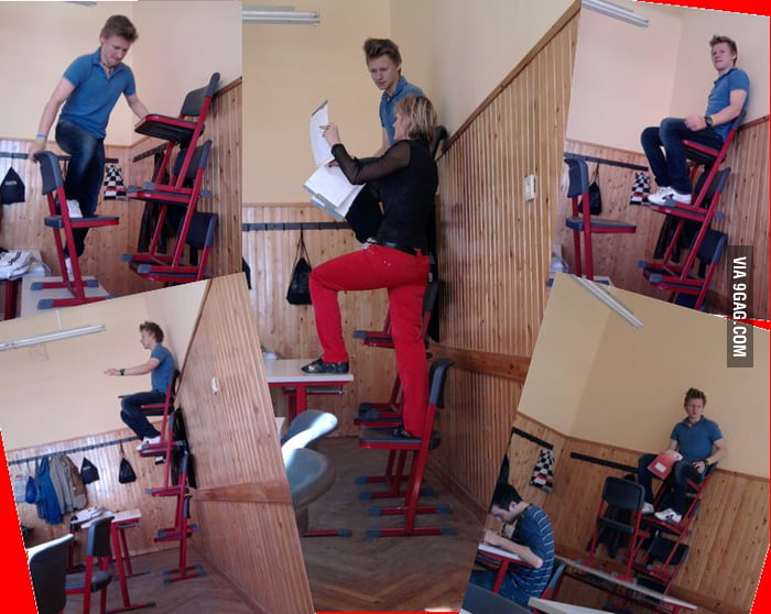 Sitting on math LIKE A BOSS! - 9GAG