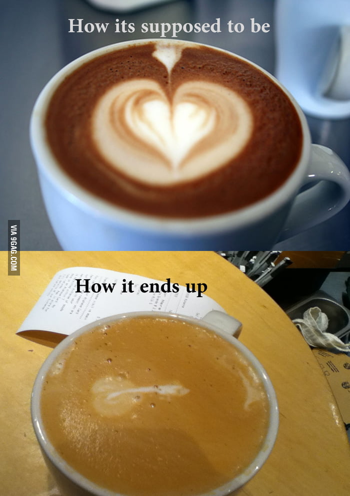 Starbucks coffee heart fail - 9GAG