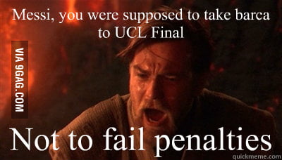 Obi wan disappointed because of Messi - 9GAG