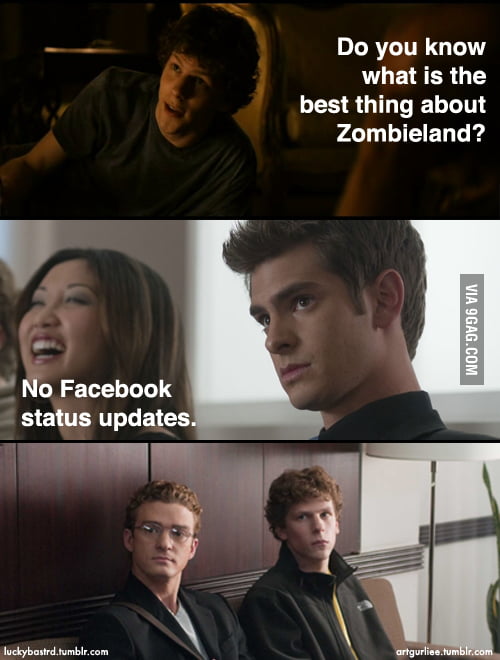 No Facebook Status Updates - 9GAG