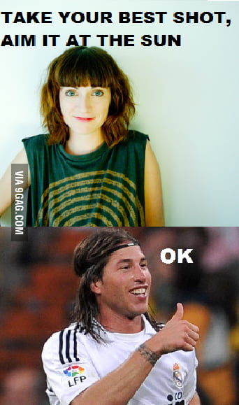 Sergio Ramos had lessons with Sarah Howells - 9GAG
