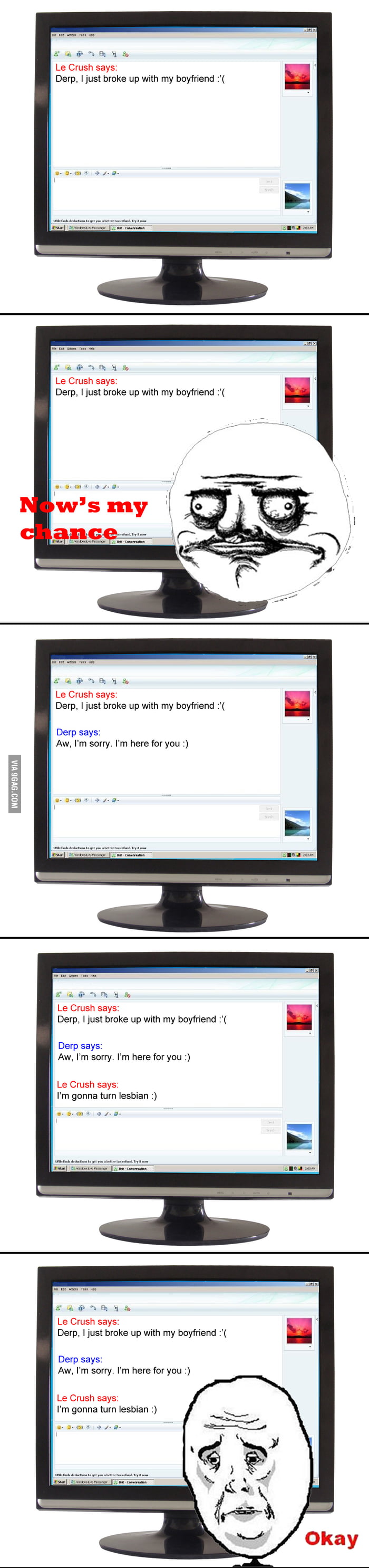 I think I'll turn lesbian - 9GAG