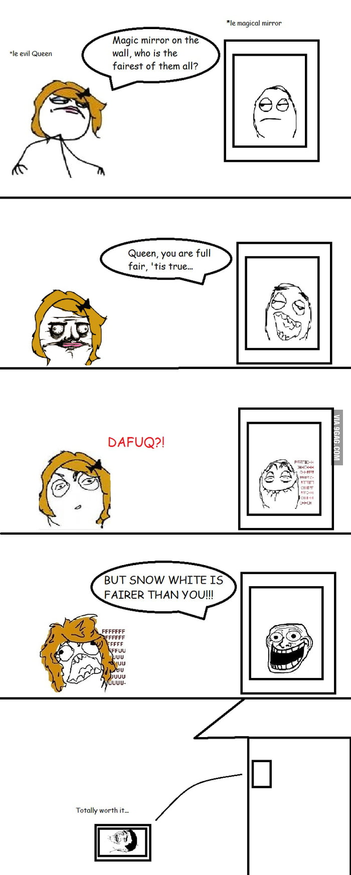 Trolling lvl: magical mirror - 9GAG