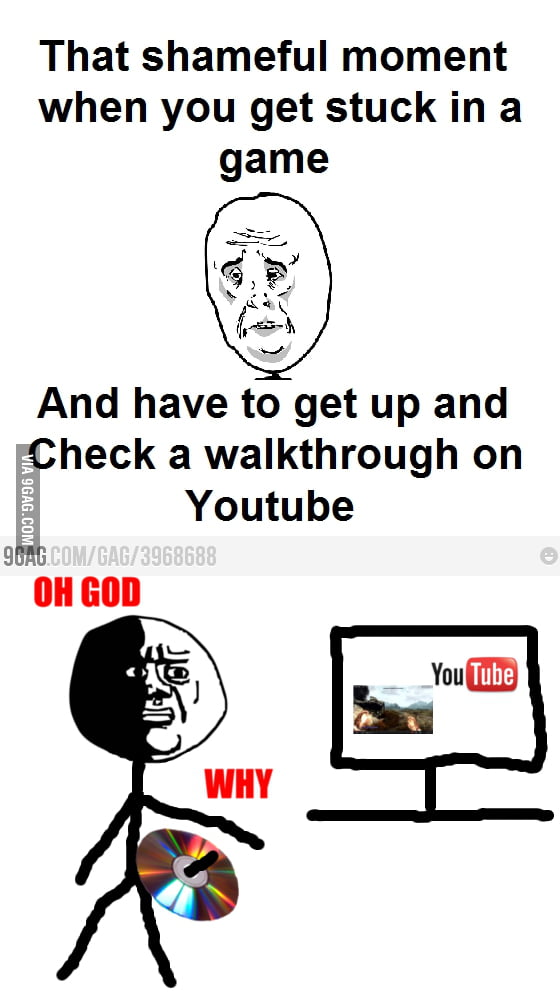 Stuck in a game...literally - 9GAG