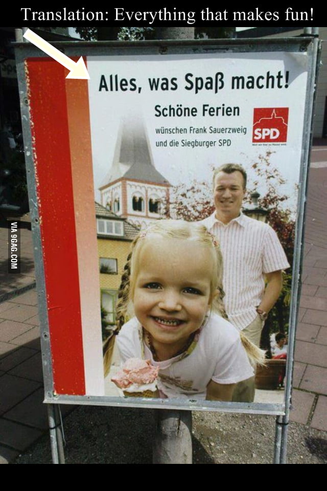 Just a german election poster.. - 9GAG
