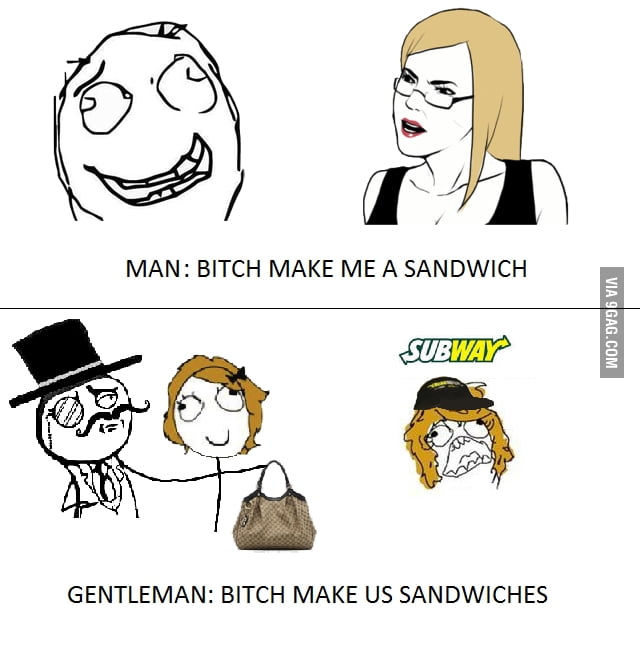 Man vs Gentleman - 9GAG