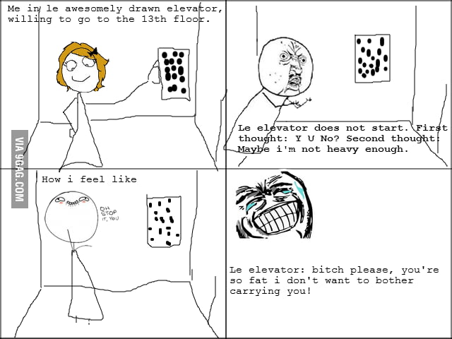 Scumbag elevator - 9GAG
