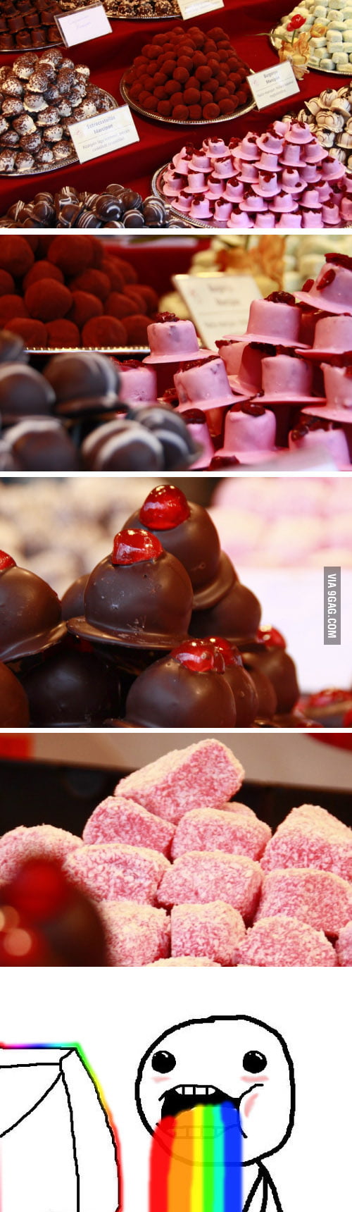 Puke a rainbow - 9GAG