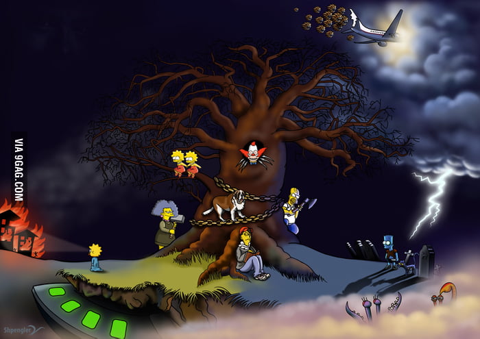 Simpsons visit Stephen King. - 9GAG