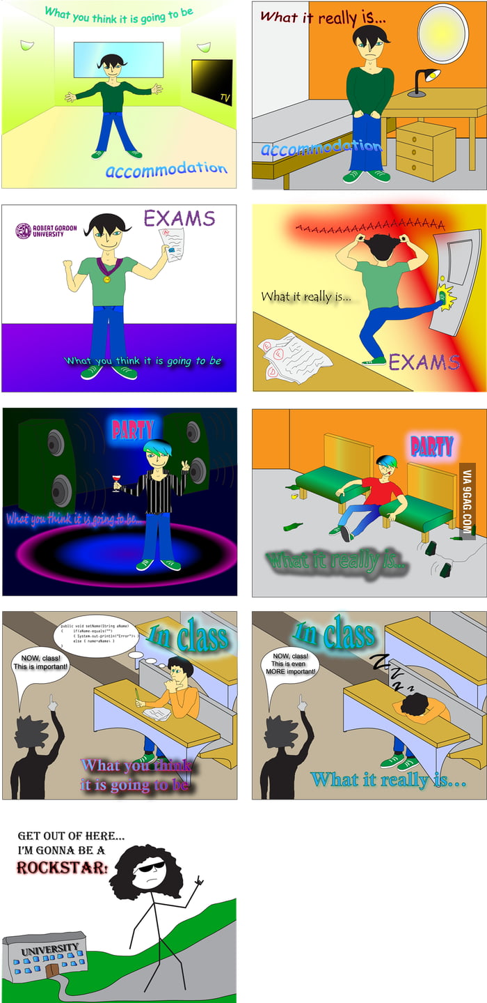 University Life Comic - 9GAG