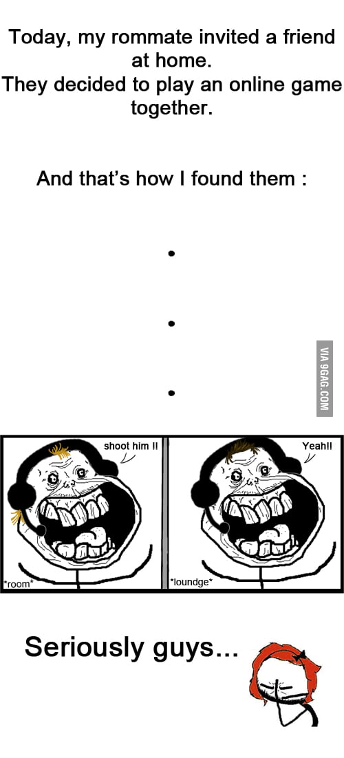 Gaming level : forever alone together - 9GAG