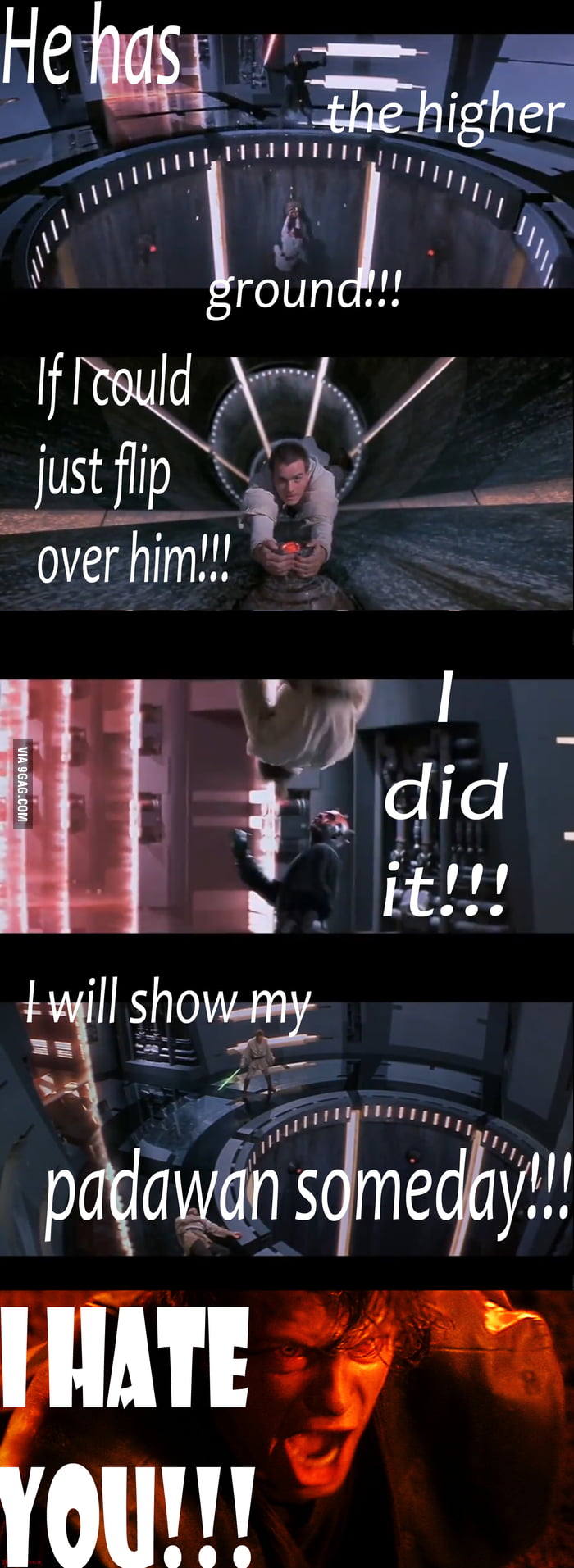 Padawan Training Fail - 9GAG