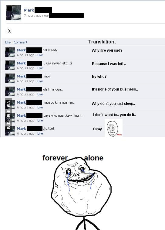 Forever Alone Level - 9GAG