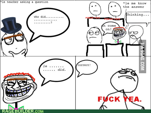 Answer like a boss - 9GAG