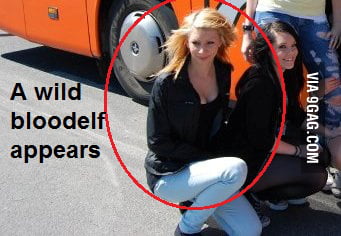 Blood elf in real life - 9GAG